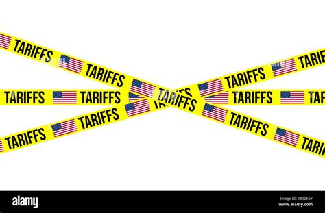 U S Tariffs And Trade Policy Concept Government Imposed Import Export Taxes Punitive Duties