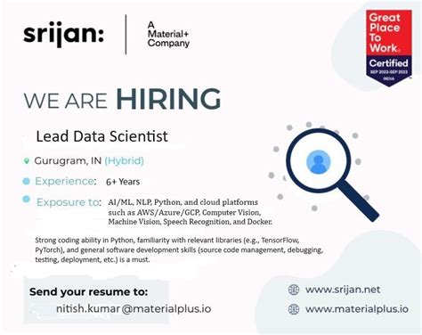 Rishi Kapoor On Linkedin Hiring Datascientists Datascience