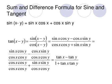 PPT 4 3 Sum Difference And Cofunction Identities PowerPoint Presentation ID 5260693