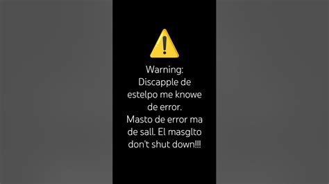 Shut Down Error Youtube