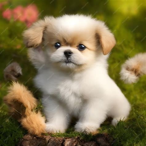 Hermoso Perrito Bebe Foto Premium