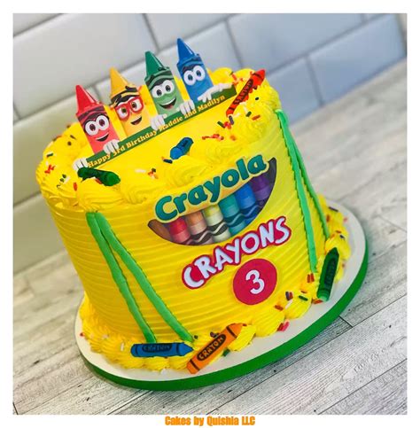 Crayola Cake Colorful And Delicious Colorful Crayon Cake Design