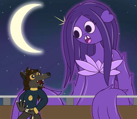 Werewolf Sophie Meets Giant Ruby By Starloyd424 On Deviantart