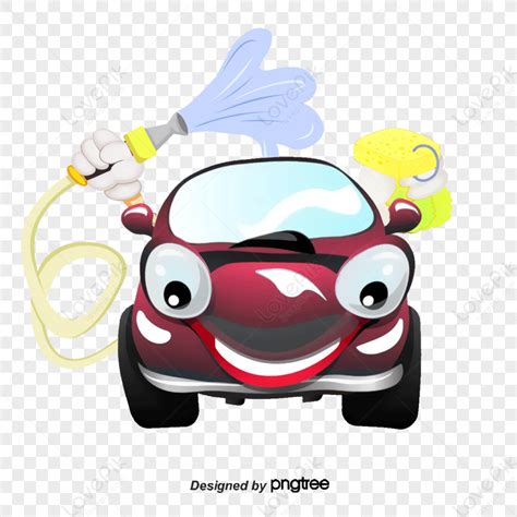 만화 승용차낡은 차소형차세차 Png 일러스트 무료 다운로드 Lovepik