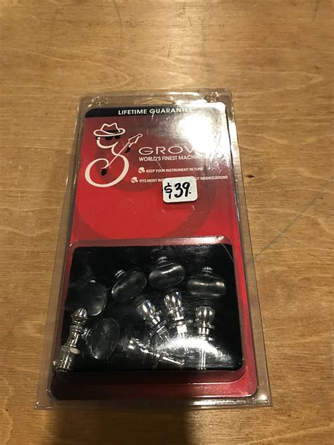 Grover 5 String Banjo Tuning Keys 2000s Chrome Reverb