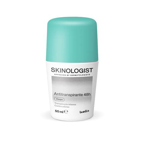 Antitranspirante Roll On Pele Sensível 48h Skinologist Wells Wells