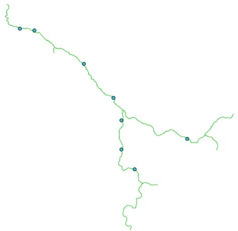 qgis using st split to split a line feature using nearby points