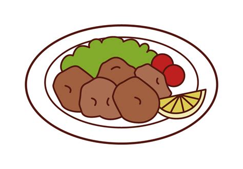 프라이드 치킨 일러스트 무료 일러스트 소재집 Kukukeke