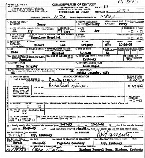 Robert Lee Grigsby 1901 1965 Find A Grave Memorial