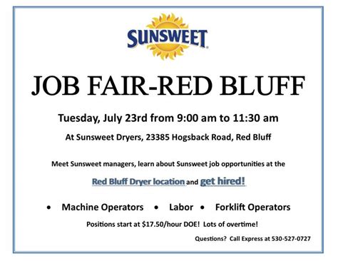 Express Employment Professionals Red Bluff Ca On Linkedin Jobfair
