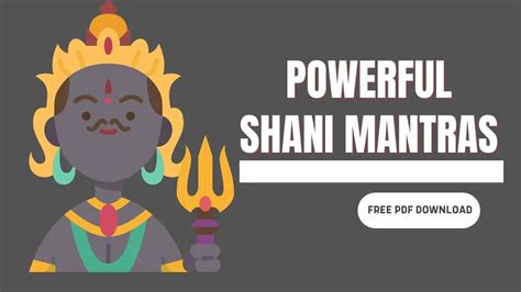Powerful Shani Mantras: That Make Shani Benevolent | Free PDF Download - eAstroHelp