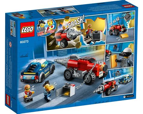 Lego Set 60273 1 Elite Police Driller Chase 2020 Town City Police Rebrickable Build
