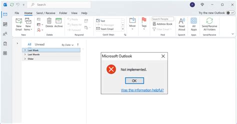 Top 6 Fixes For Not Implemented Error In Microsoft Outlook For Windows