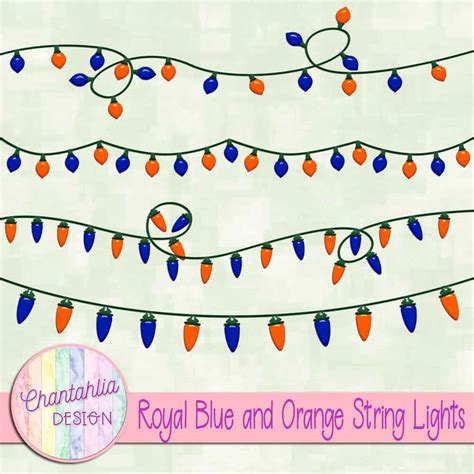 Royal Blue And Orange String Lights Royal Blue And Orange String Lights