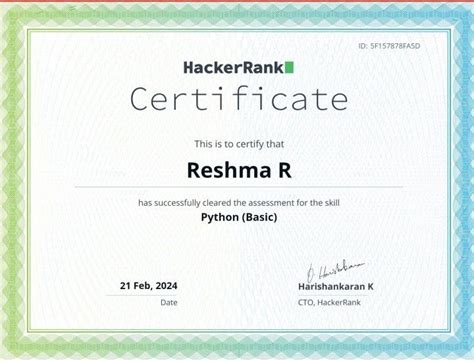 Reshma R On Linkedin Proud To Share My Completion Of The Python Basic