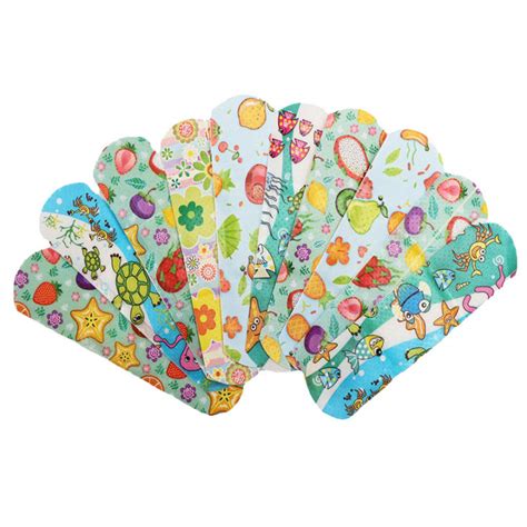 100pcslot Cartoon Waterproof Breathable Band Aid Bandage First Aid
