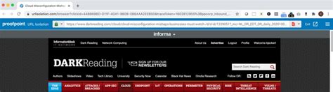 Proofpoint Isolation Its Services