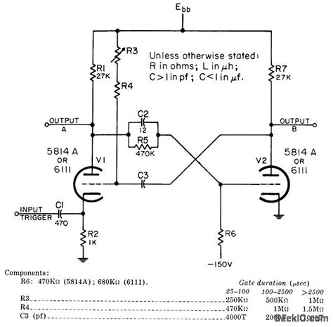 PREFERRED MONOSTABLE Power Supply Circuit Circuit Diagram SeekIC Com