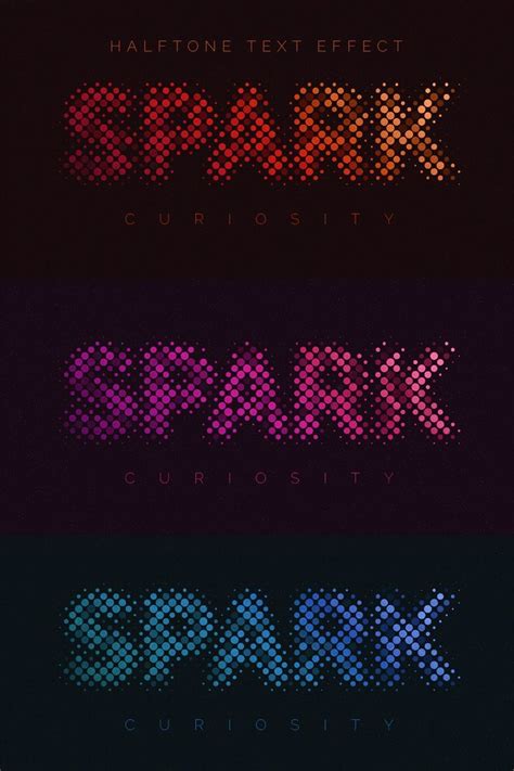 Halftone Text Effect Text Effects Creative Typography Halftone