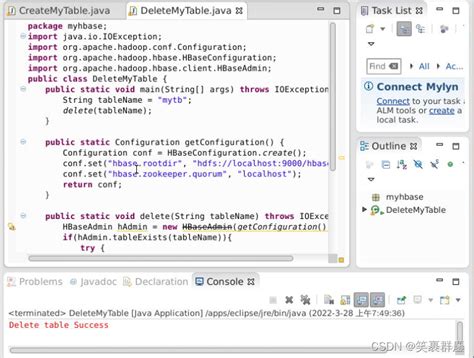 【超详细】linux系统 Hbase Java Api实验报告hbase Api接口操作实验 Csdn博客