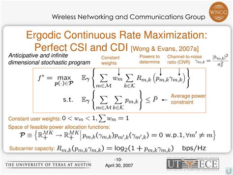 Ppt A Unified Framework For Optimal Resource Allocation In Multiuser
