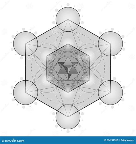 Metatron Symbol Vector Design Stock Vector Illustration Of Scientific