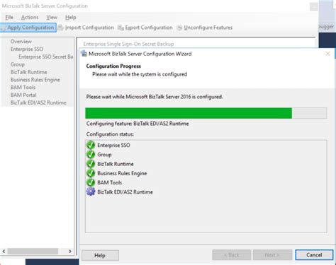 you will see configuration wizard with success message open the