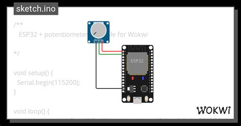 potentiometer wokwi esp32 stm32 arduino simulator