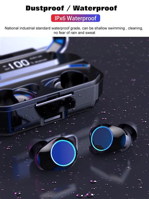Lcd Screen Display Tws Wireless Earbuds With Mah Charging Case Buy Tws Wireless Earbuds