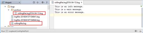 logback configuration using xml