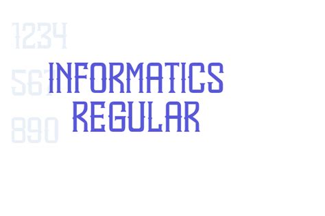 Informatics Regular Font Free Download Now