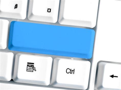 Primer Plano Del Teclado De La Computadora Foto Premium