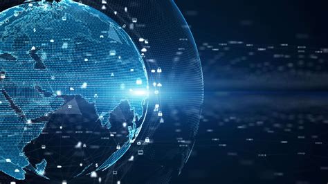 Digital Data Network Connections And Global Communication 5g High