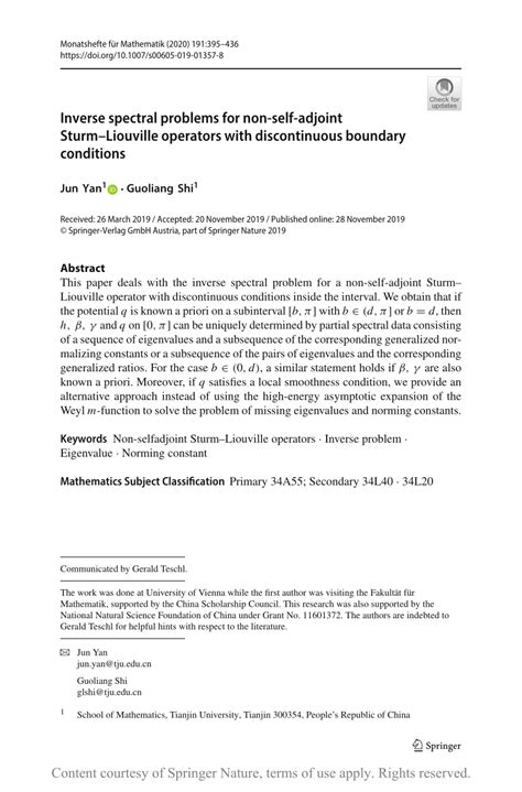 Inverse Spectral Problems For Non Self Adjoint Sturmliouville