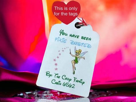 Pixie Dust T Tag For Disney Cruise Fe Tag