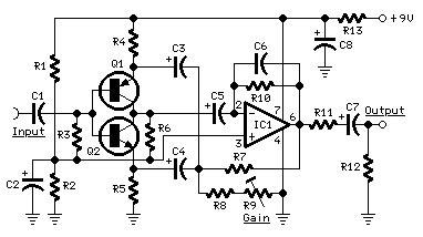 Input Amplifier Module Amplifier Circuit Circuit Diagram SeekIC Com