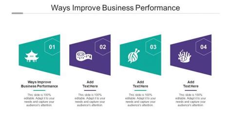 Ways Improve Business Performance Powerpoint Presentation And Slides
