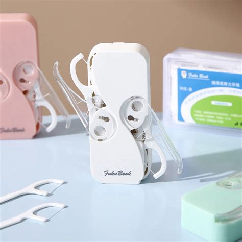 Reduced Price Portable Mini Bilateral Up Floss Storage Box Automatic Up Floss Storage Box