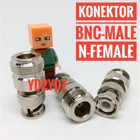 Jual Konektor Antenna Bnc Male To N Female Connector Adapter Rf Adapter Bnc M Icom Motorola 338