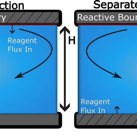 schematic for the boundary bound reaction examples considered in this