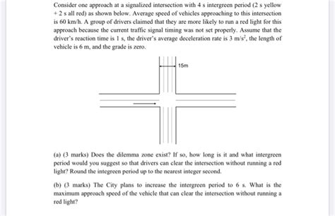 solved consider one approach at a signalized intersection