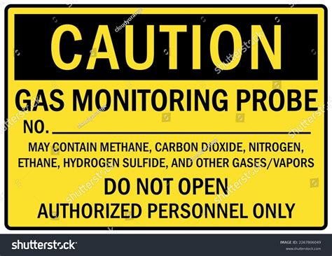 Pipeline Warning Sign Labels Stock Vector Royalty Free 2267806049