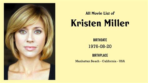 Kristen Miller Movies List Kristen Miller Filmography Of Kristen Miller Youtube