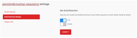 Selected Branch Is Ignored Issue Singularityhub Singularityhub Github Io GitHub