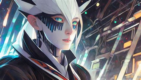 Illustrated Boy With Mask Stock Illustration Illustration Of Anime