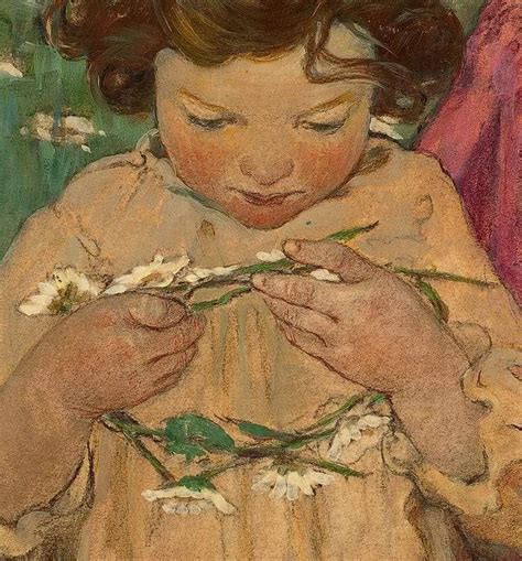 Solve Jessie Wilcox Smith The Daisy Wreath Jigsaw Puzzle Online With