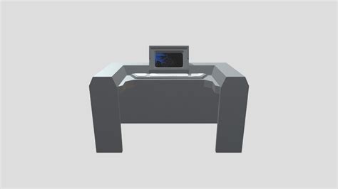 Low Poly Retro Sci Fi Computer 3d Model By Wickeddd 5567d6d Sketchfab