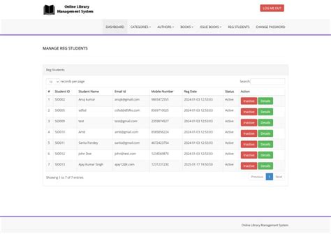 Online Library Management System Using Php And Mysql Free Phpgurukul Programming Blog