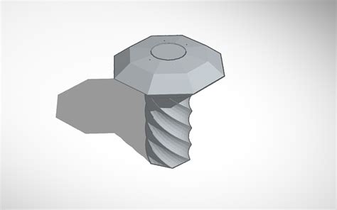 3d Design Screw Tinkercad