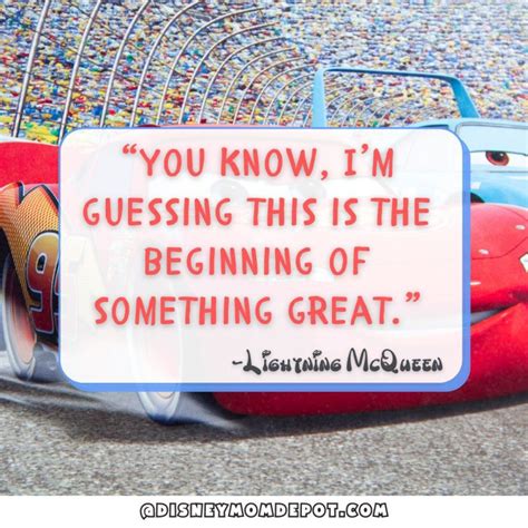 The Best Lightning Mcqueen Quotes From Cars Disney Mom Depot